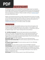 Curse of Strahd Castle Ravenloft Map Flowchart | PDF | Room ...