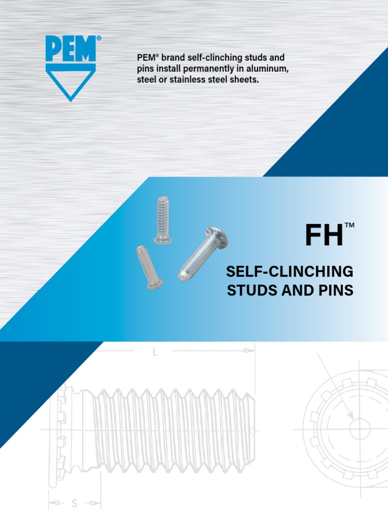PEM Self Clinching PDF | PDF | Sheet Metal | Stainless Steel