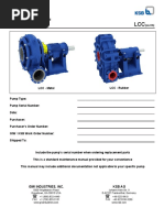 Sulzer Pump Operating Manual PDF | PDF | Bearing (Mechanical) | Pump