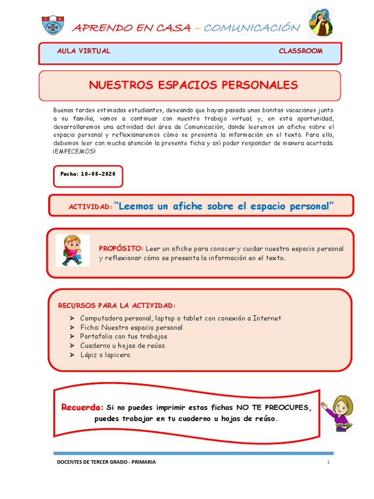 Hojas De Trabajo Sobre El Espacio Personal 6 Estilos De Trabajo: Cómo