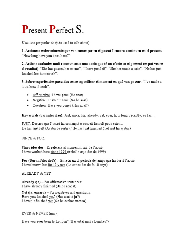 Present Tenses Intensive Course | PDF | Linguistic Morphology | Syntax