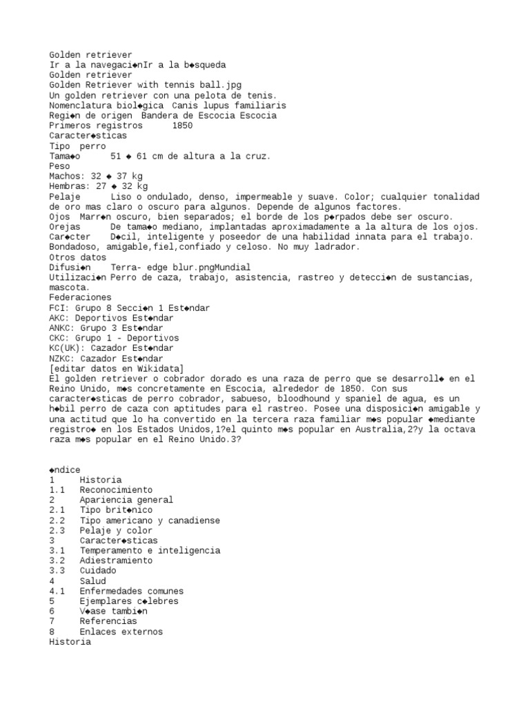 Golden Retriever | PDF | Golden Retriever | Razas de animales