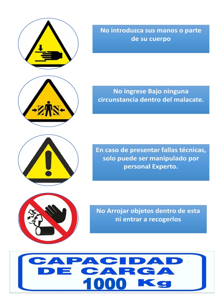 Señalizacion de Malacate | PDF
