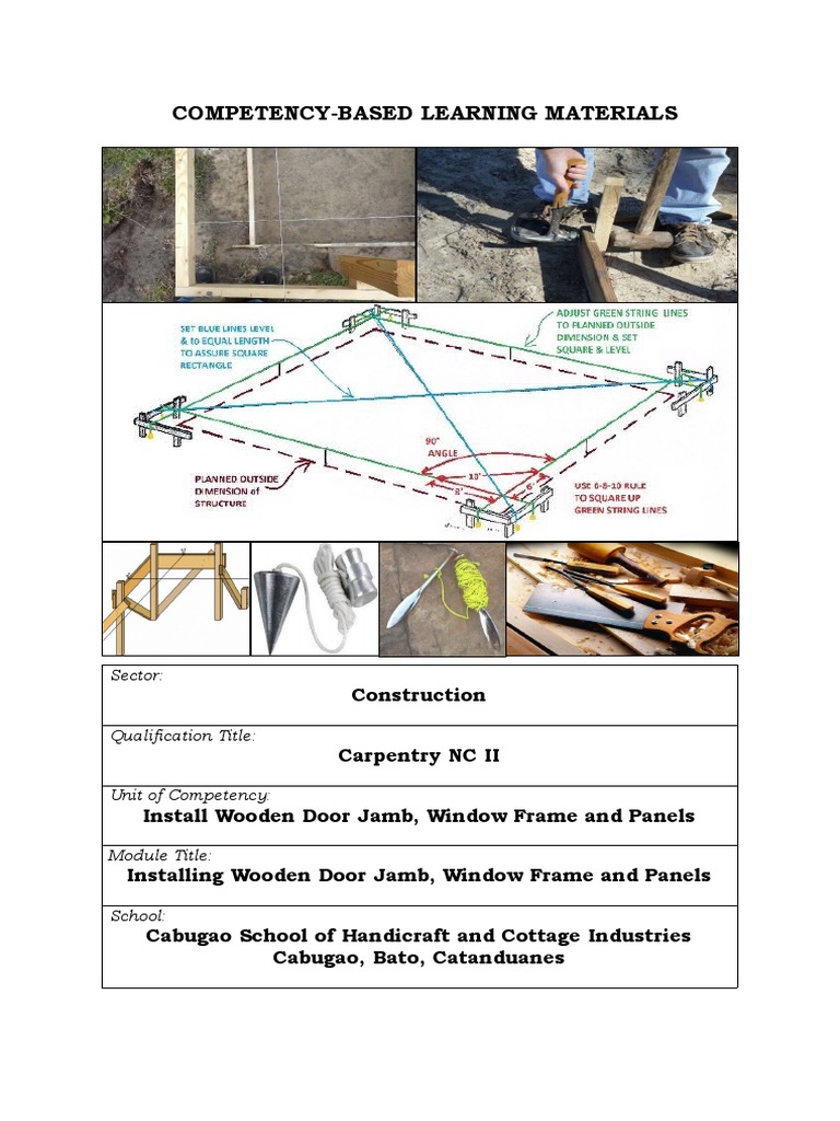 Competency-Based Learning Materials: Sector | PDF