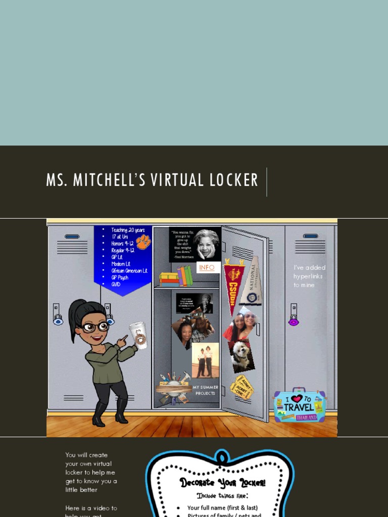 Ms Mitchells Virtual Locker | PDF