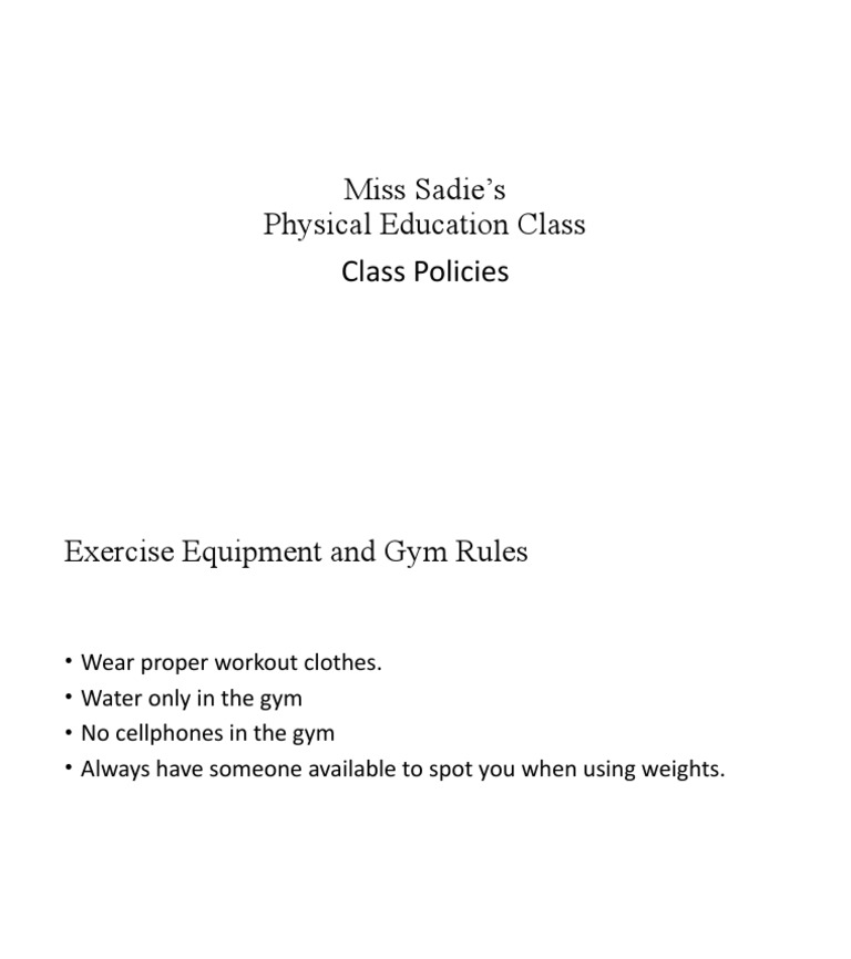 Power Point Sadies Exercise Class Portfolio | PDF | Wellness