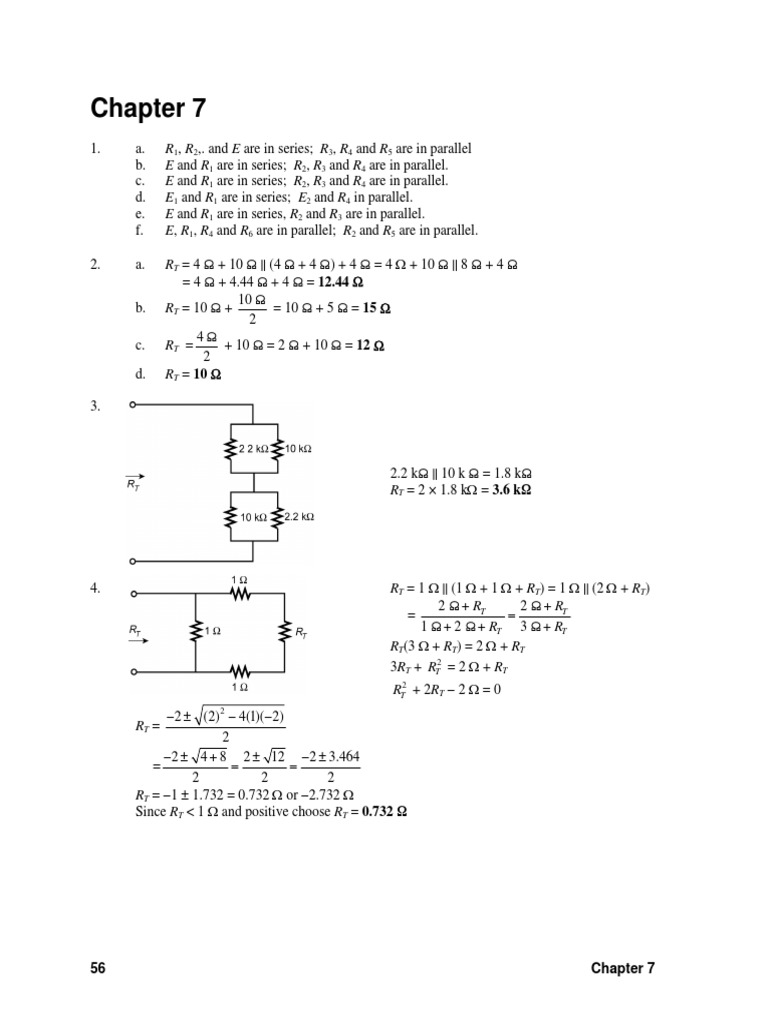 Chap 07 Revised | PDF | Electronic Circuits | Force