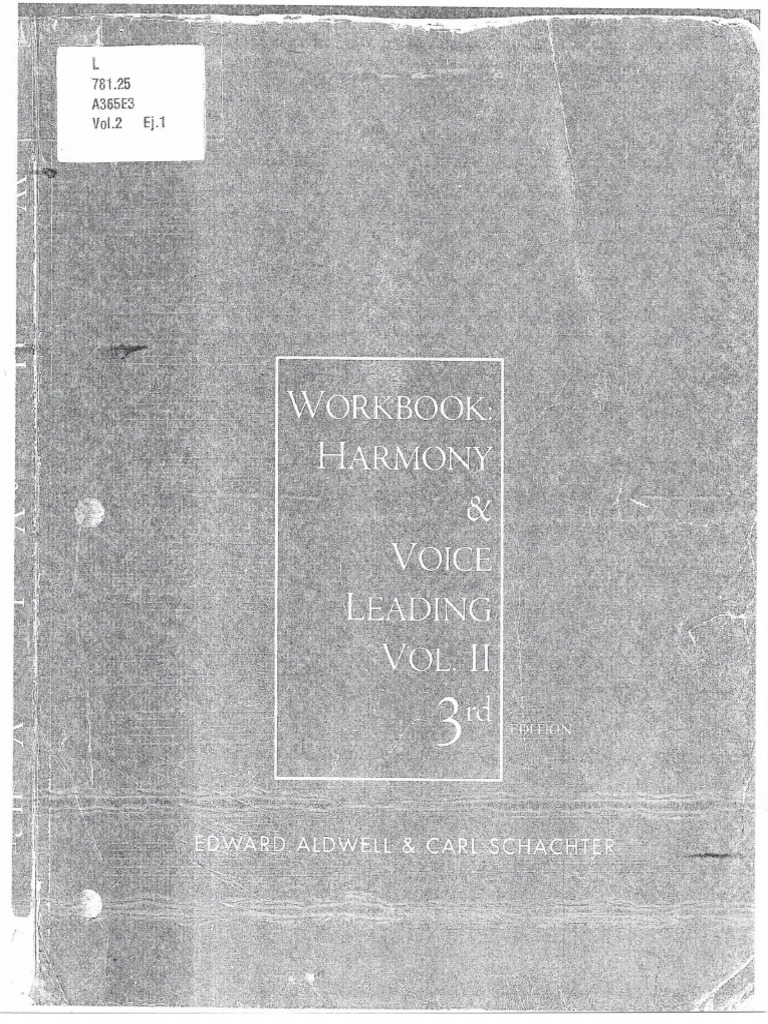 Harmony and Voice Leading Workbook Vol 2 PDF | PDF
