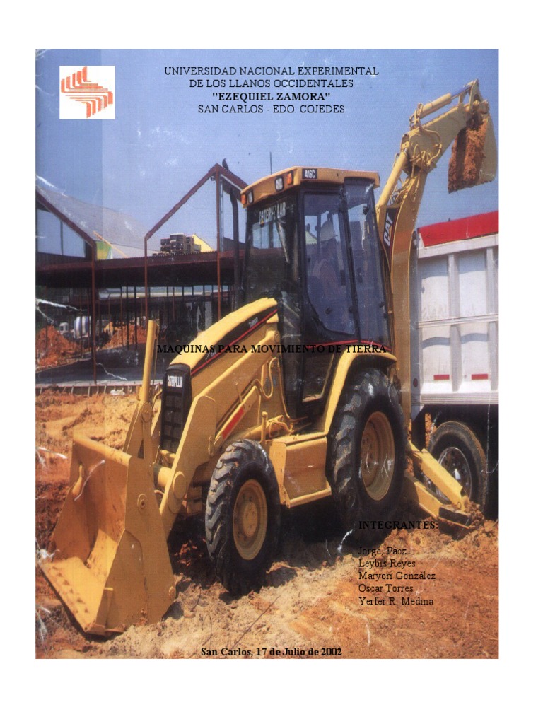 Maquinaria para Movimiento de Tierra | PDF | Eje | Tractor