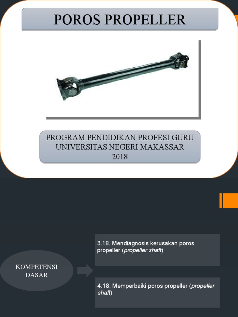 Materi Poros Propeller | PDF