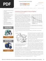 Vacuum Pump Calculation | PDF