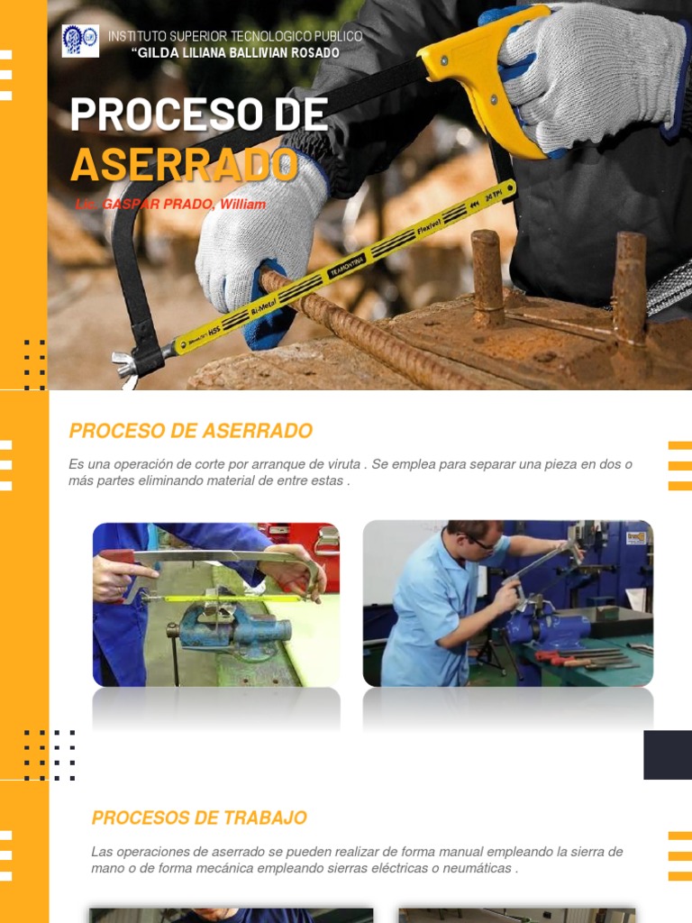 Proceso de Aserrado | PDF | Arco y flecha | Acero