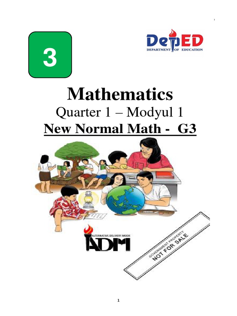 MATH 3 - Q1 - Mod1 | PDF | Government | Written Communication