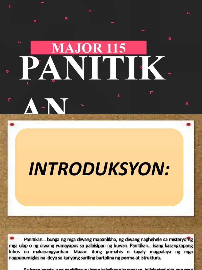 PANITIKAN Major Filipino | PDF