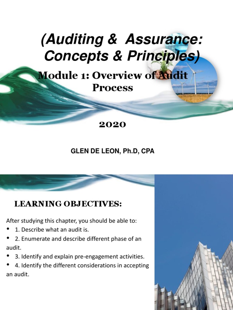 Module 1 PPT Audit Process PDF | PDF | Internal Control | Audit