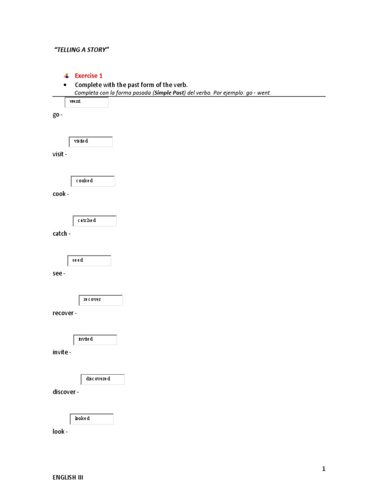 Mastering Verb Tenses: A Guide to Conjugating Verbs in the Past Simple ...