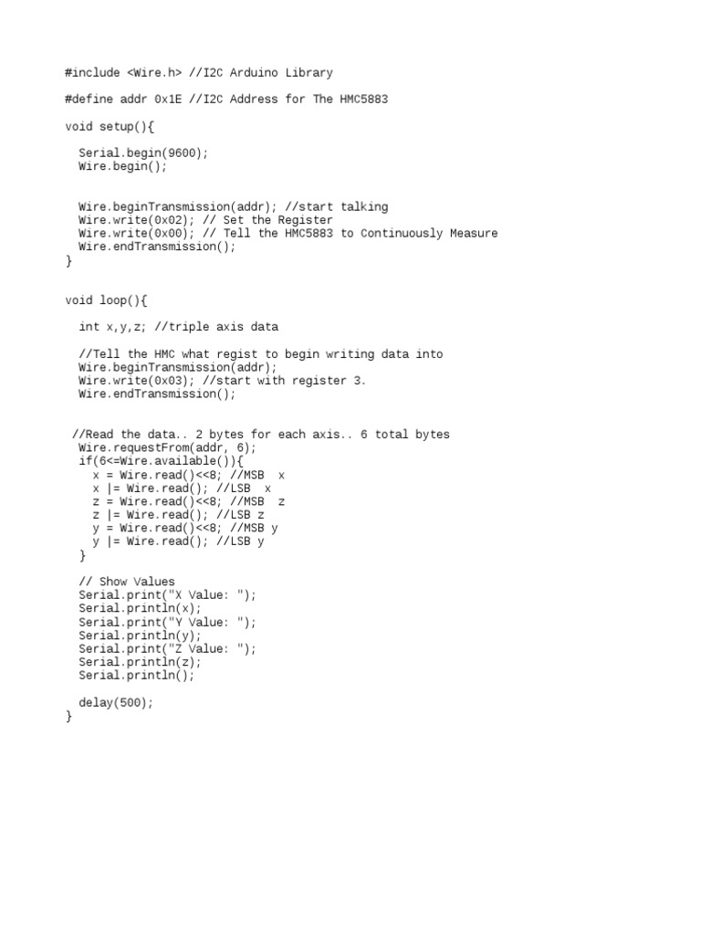 Include - Wire.h | PDF | Computers