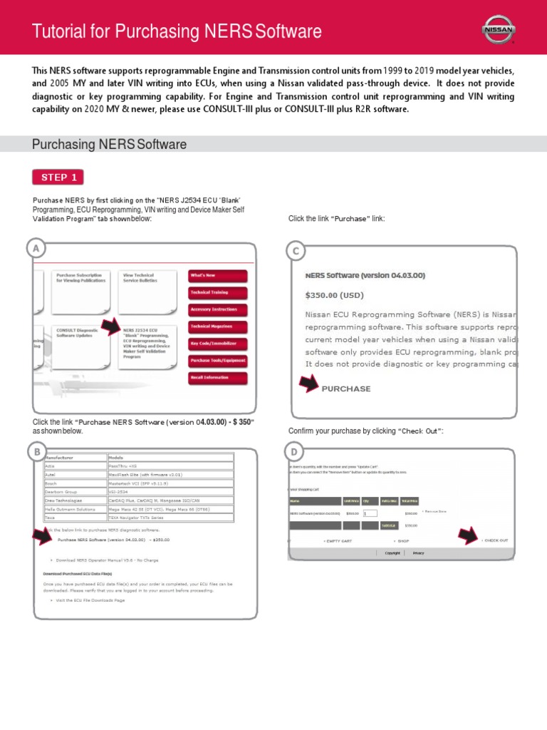 NERS Software Purchase Guide | PDF | Computer File | System Software
