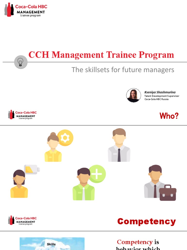 Coca-Cola HBC Management Trainee Program | PDF | Competence (Human ...