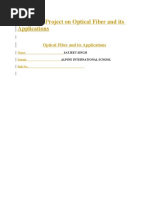 Optical Fibre - Class 12 Physics Investigatory Project Report - Free ...
