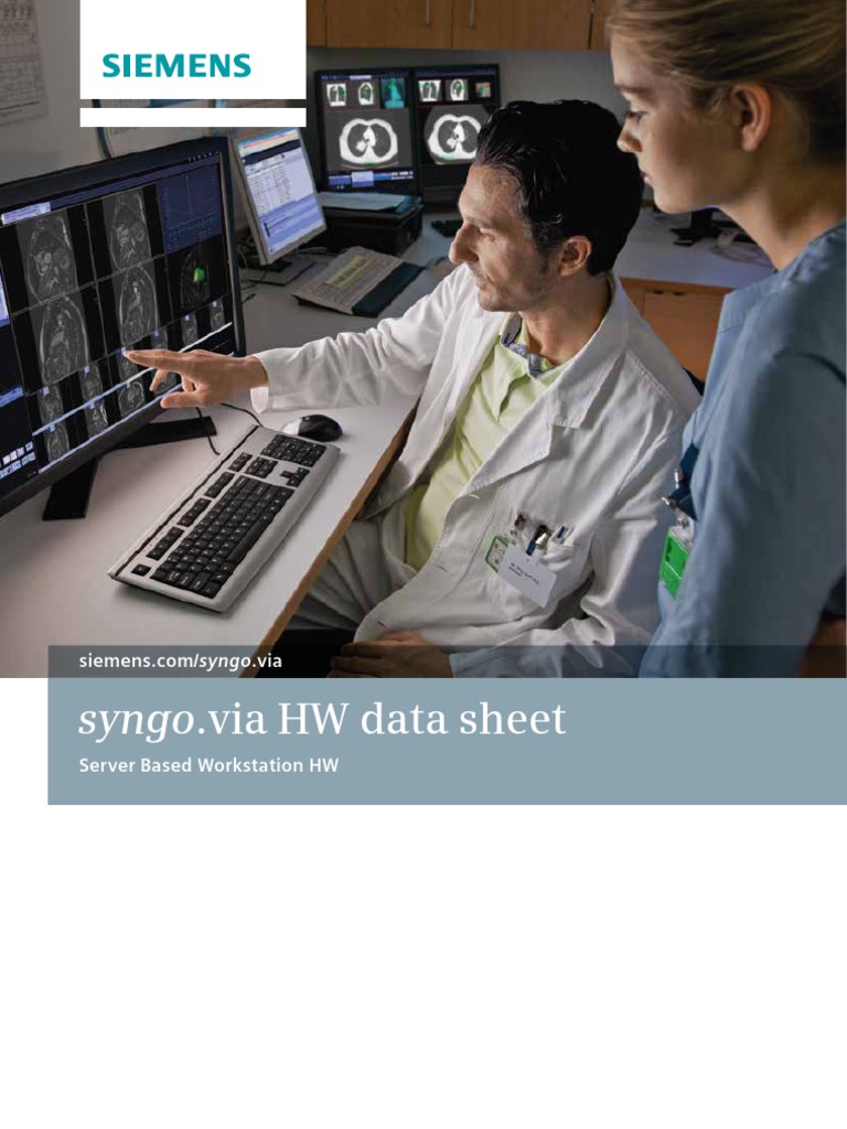 Syngo - Via HW Data Sheet | PDF | Workstation | Server (Computing)