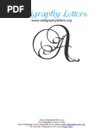 Basic Brush Calligraphy Strokes - Practice Sheets | PDF
