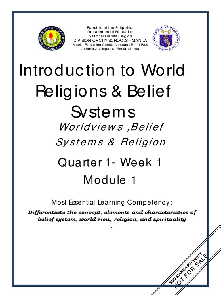Understanding the Relationship Between Worldviews, Belief Systems and ...