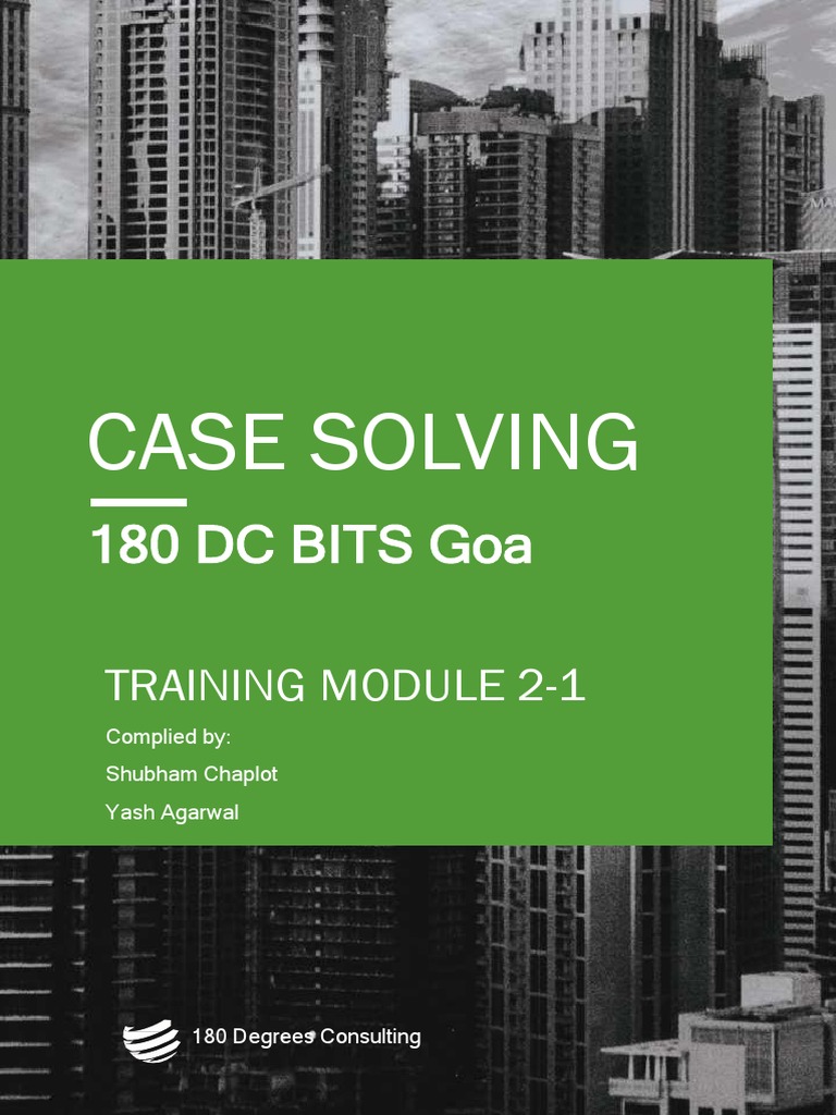Case Solving: 180 DC BITS Goa | PDF | Deductive Reasoning | Hypothesis