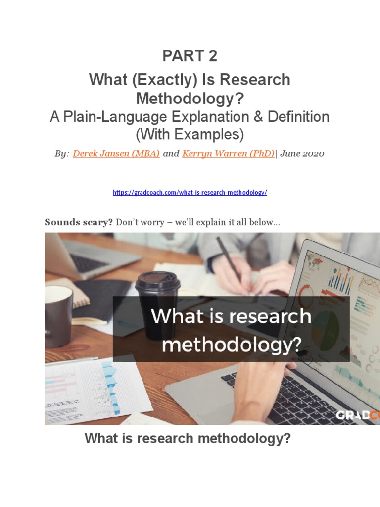 What (Exactly) Is Research Methodology?: A Plain-Language Explanation ...
