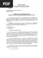 Sec Memorandum Circular No. 11 Series of 2008 | PDF | Retained Earnings | Treasury Stock