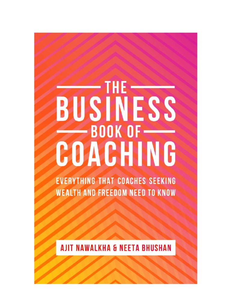 Business of Coaching Book 1 | Download Free PDF | Gratitude | Marketing