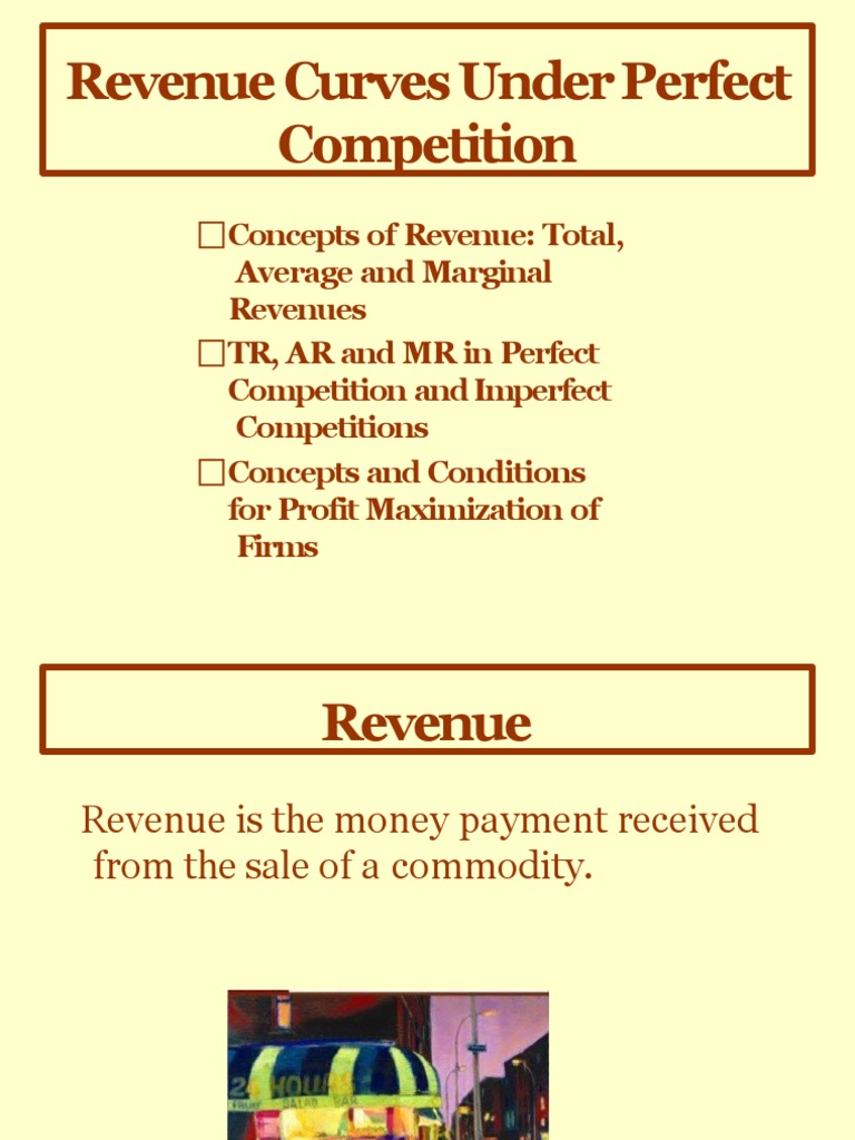 Revenue Curves in Perfect Competition | PDF | Perfect Competition | Demand