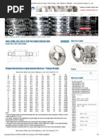 ASME - ANSI B16.5 - Flanges and Bolt Dimensions Class 150 To 2500 | PDF ...