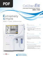 Nihon Kohden Celltac F Brochure | PDF | White Blood Cell | Medical ...