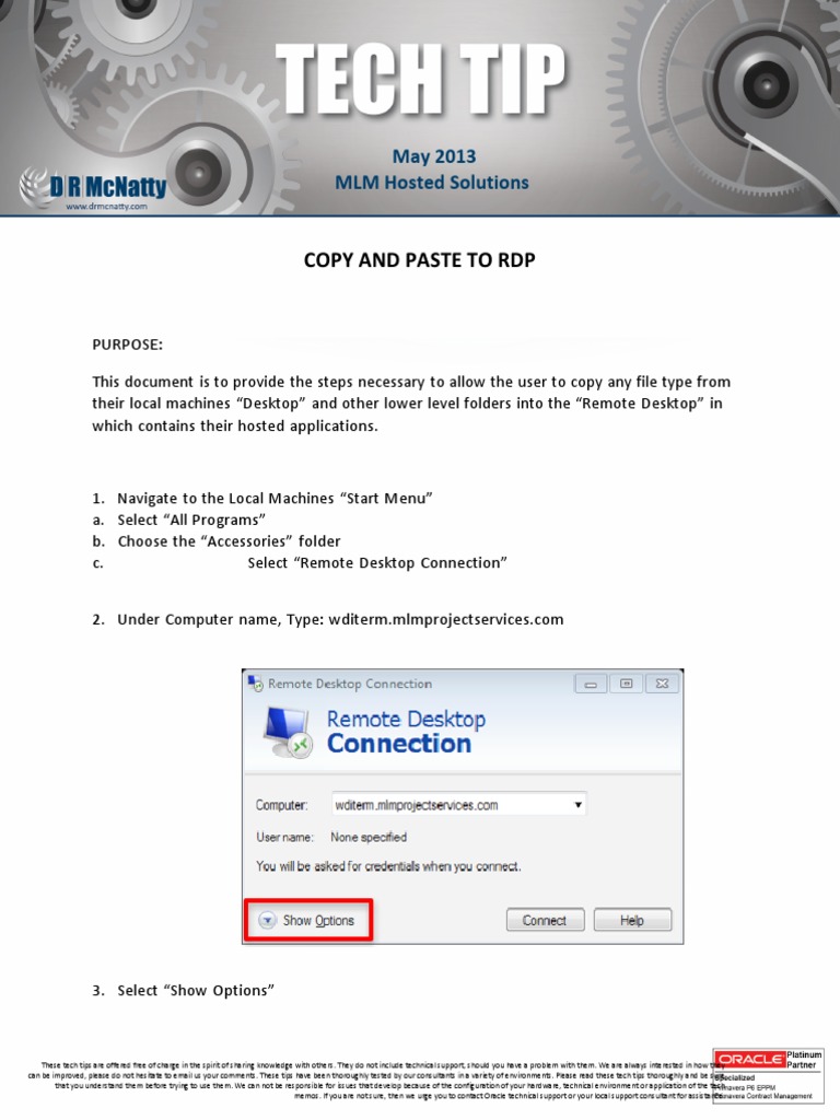 Copy and Paste To RDP: May 2013 MLM Hosted Solutions | PDF | Computer ...
