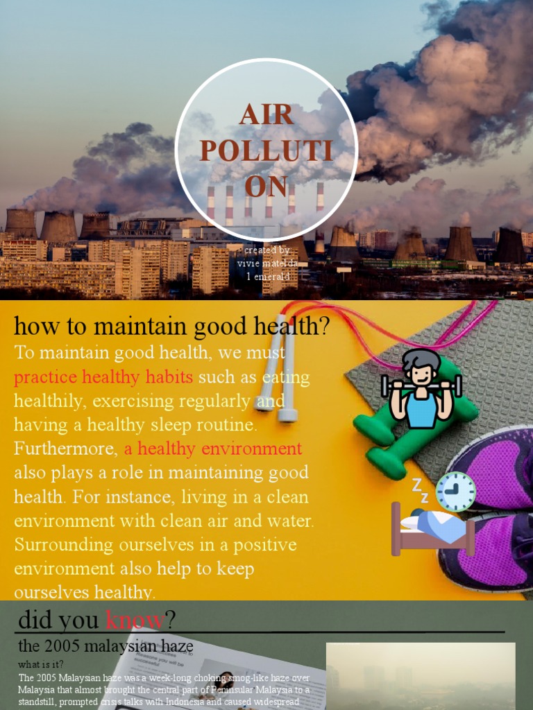 Presentatiojn PBL science-VIVIE | PDF | Air Pollution | Particulates