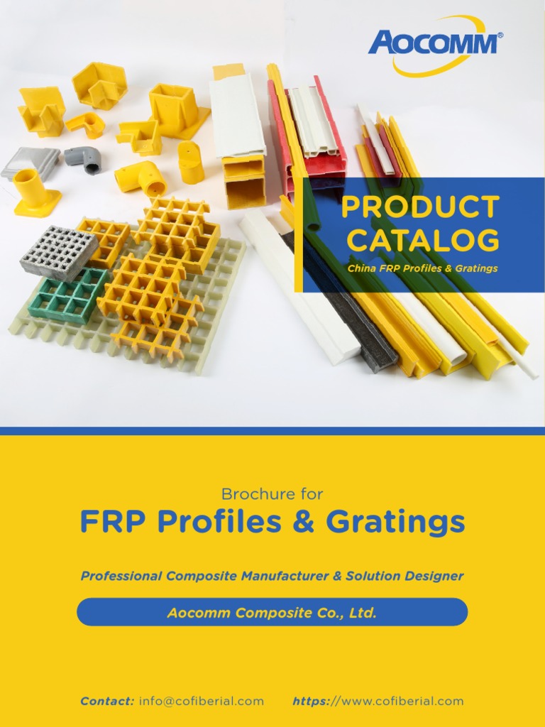 FRP Profiles and Gratings Catalog | PDF | Fibre Reinforced Plastic ...