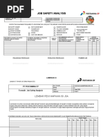 Formulir JSA PT Pertamina EP | PDF