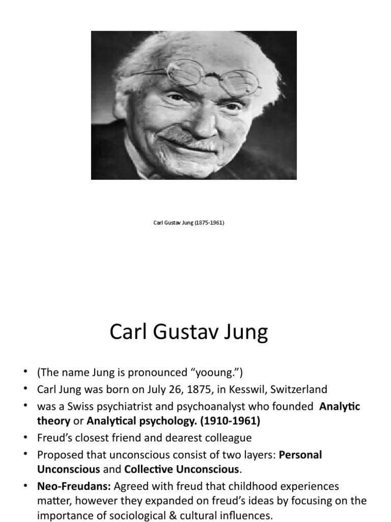 Carl Gustav Jung Pdf Carl Jung Analytical Psychology