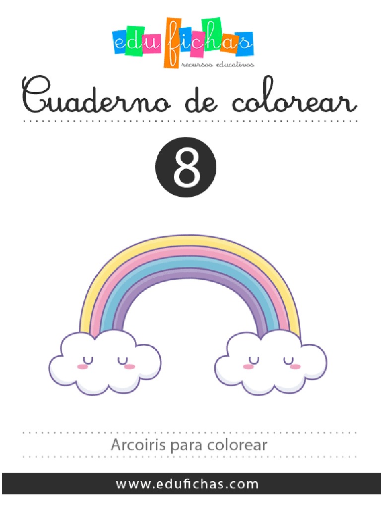008col Dibujos Colorear Arcoiris Edufichas PDF | PDF