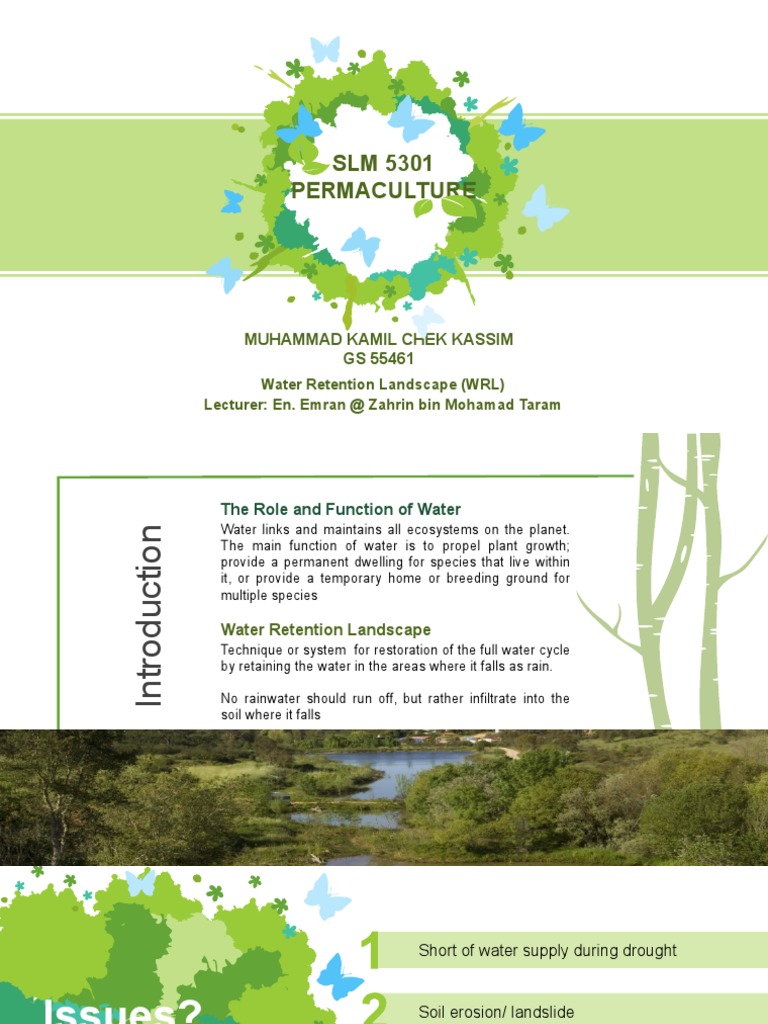 Water Retention Landscape | PDF | Surface Runoff | Soil