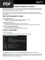 Free Access to Bloomberg Market Concepts | PDF