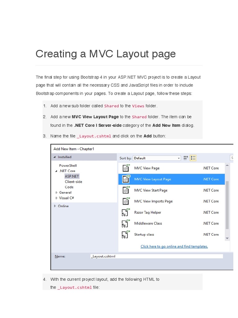 MVC 9 Site Layout | PDF | Page Layout | Microsoft Visual Studio
