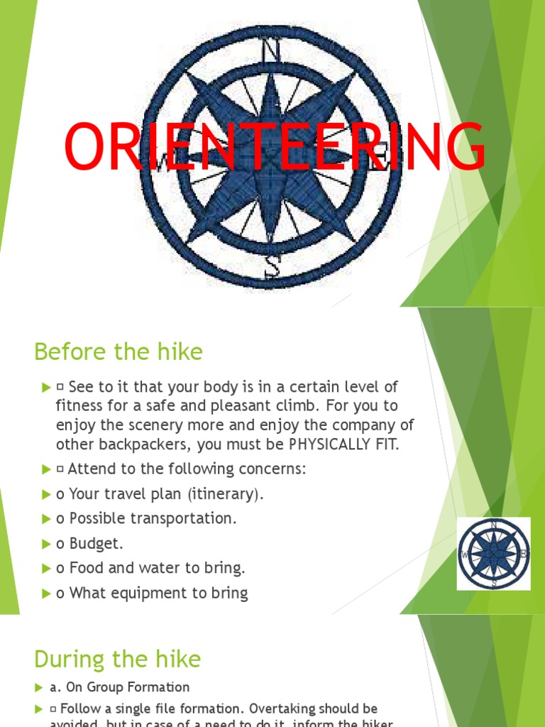 ORIENTEERING | PDF | Compass | Map