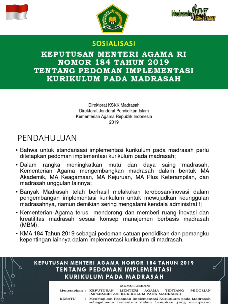Kma 184 Tahun 2019 | PDF