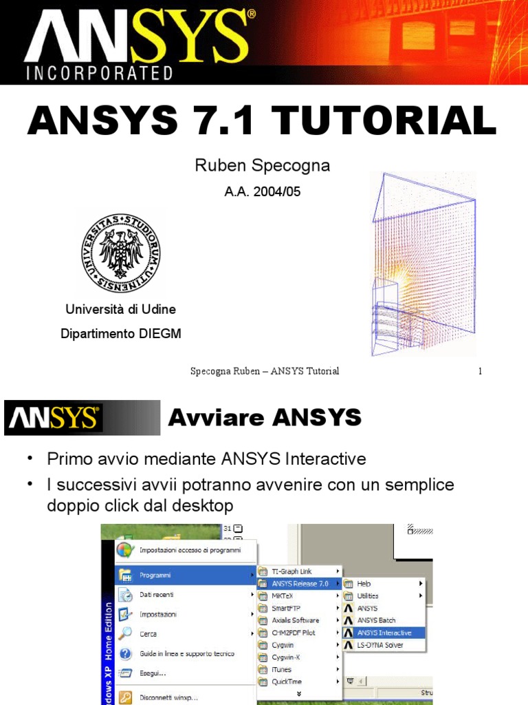 Ansys Tutorial | PDF