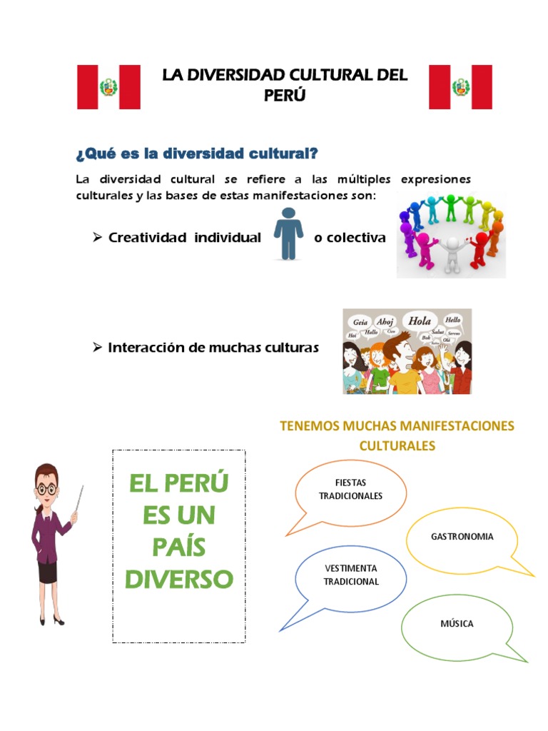 La Diversidad Cultural Del Perú | PDF | Perú | Cultura (general)