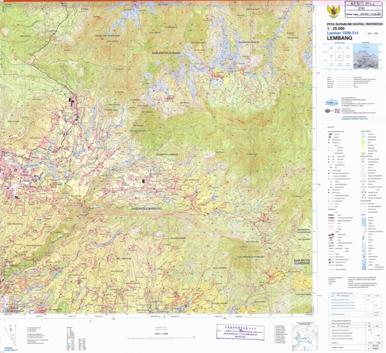 Peta RBI Lembang PDF | PDF