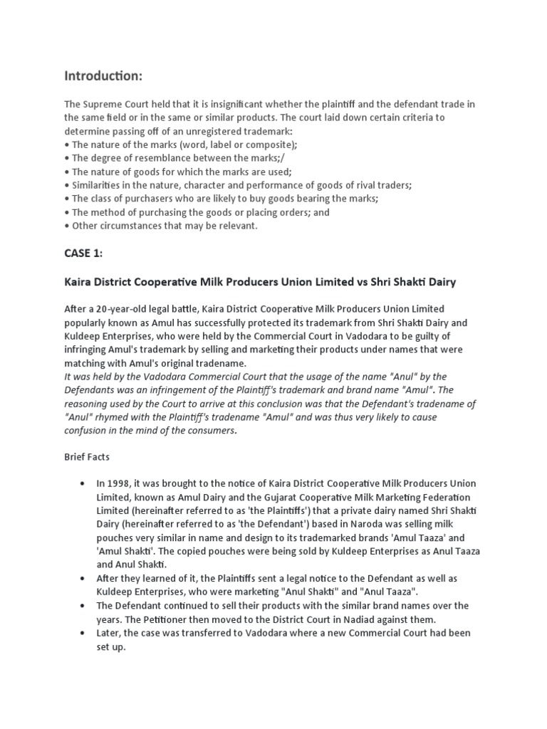 Case Studies | PDF | Trademark | Brand