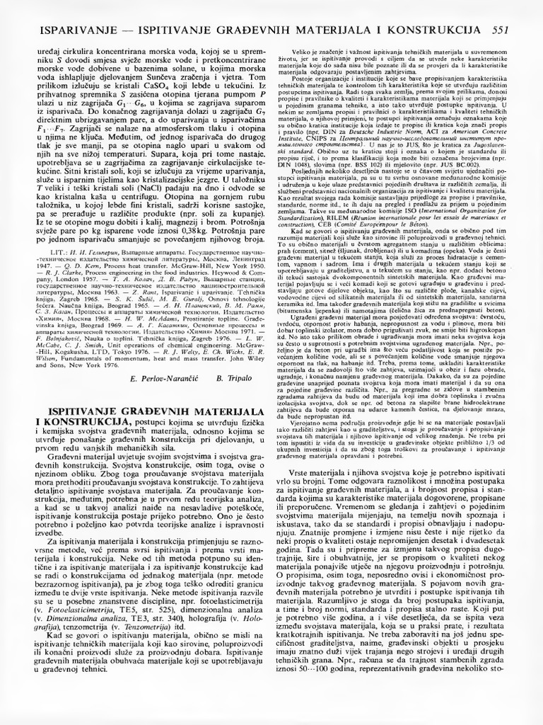 Ispitivanje Gradevnih Materijala I Konstrukcija | PDF